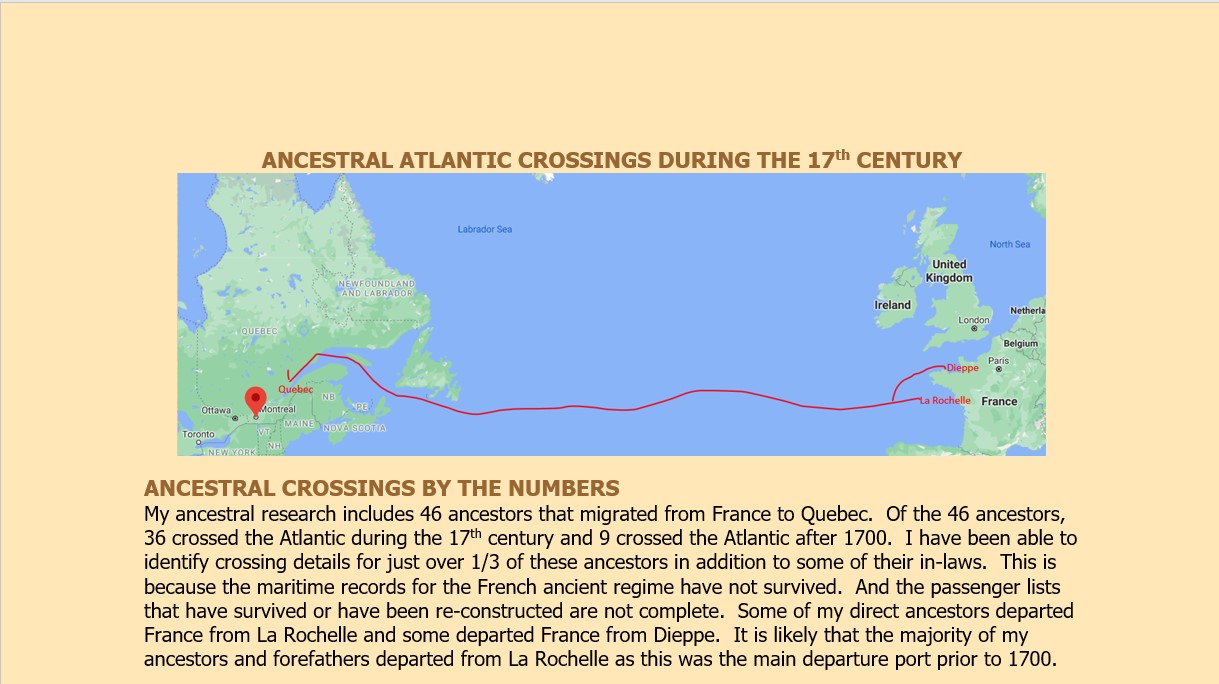 17th Century Footprints - Ancestral Family Footprints